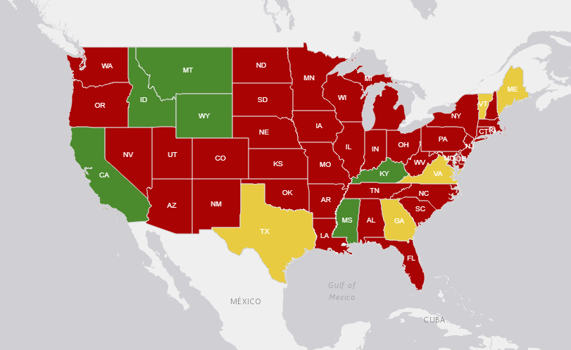 Free to Drive maps: suspension statutes, data, narratives, and more